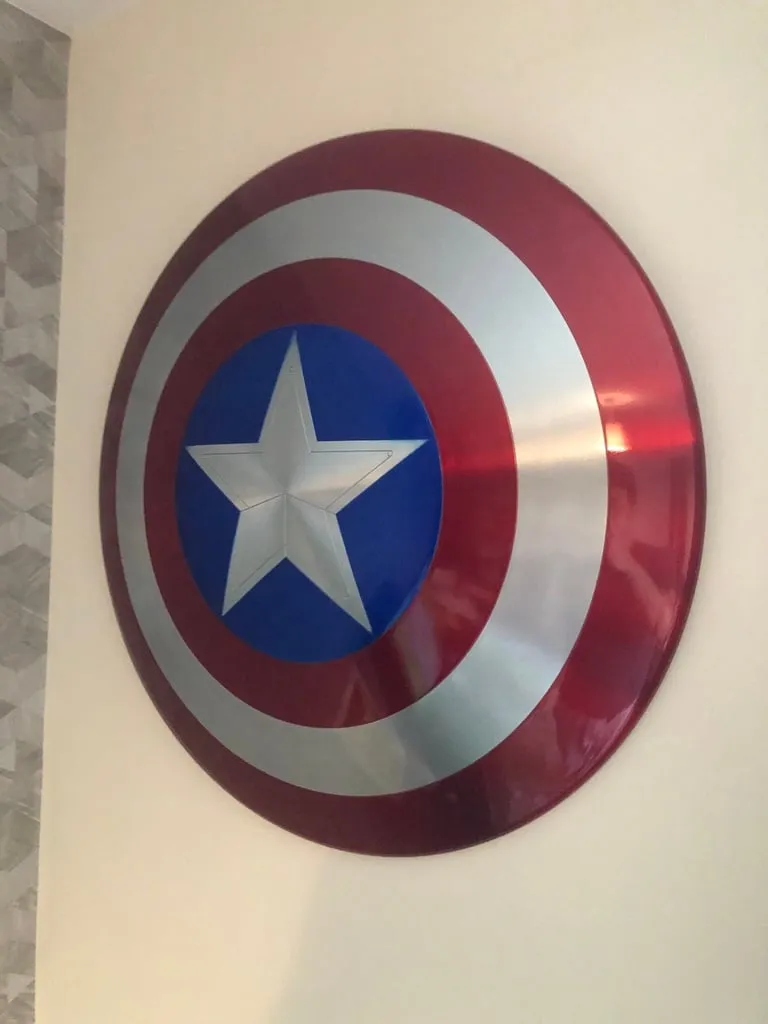 Captain America Shield Wall Mount Holder - Free 3D Print Model - MakerWorld