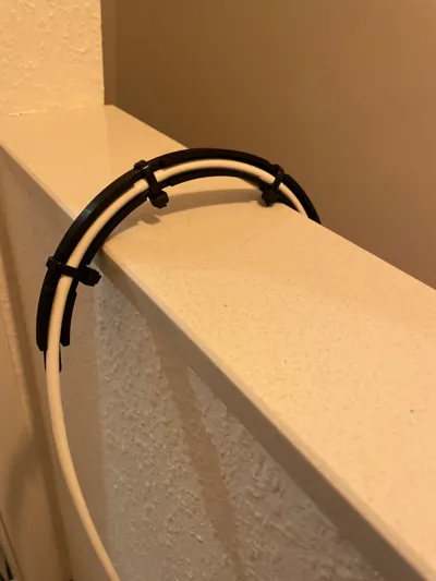 Support/Protection for free hanging network cable by AxelCo - MakerWorld