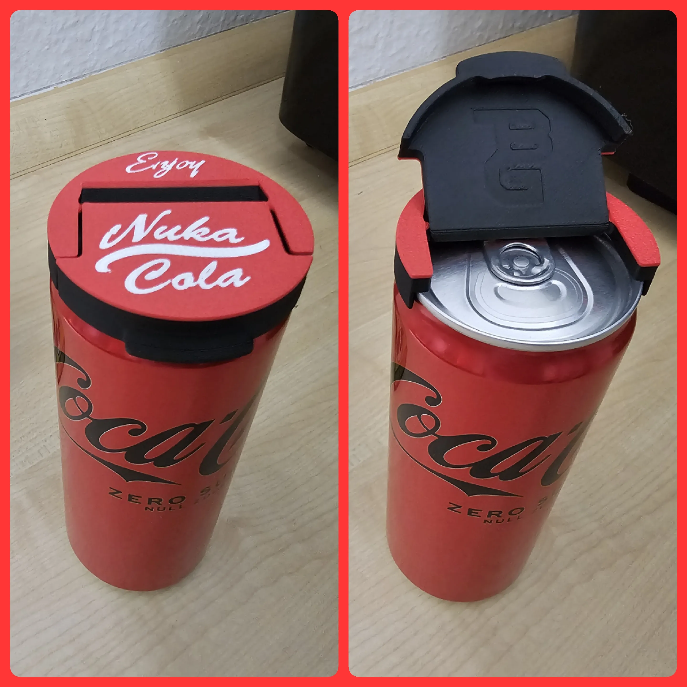 Can lid -NUKA COLA- - Free 3D Print Model - MakerWorld