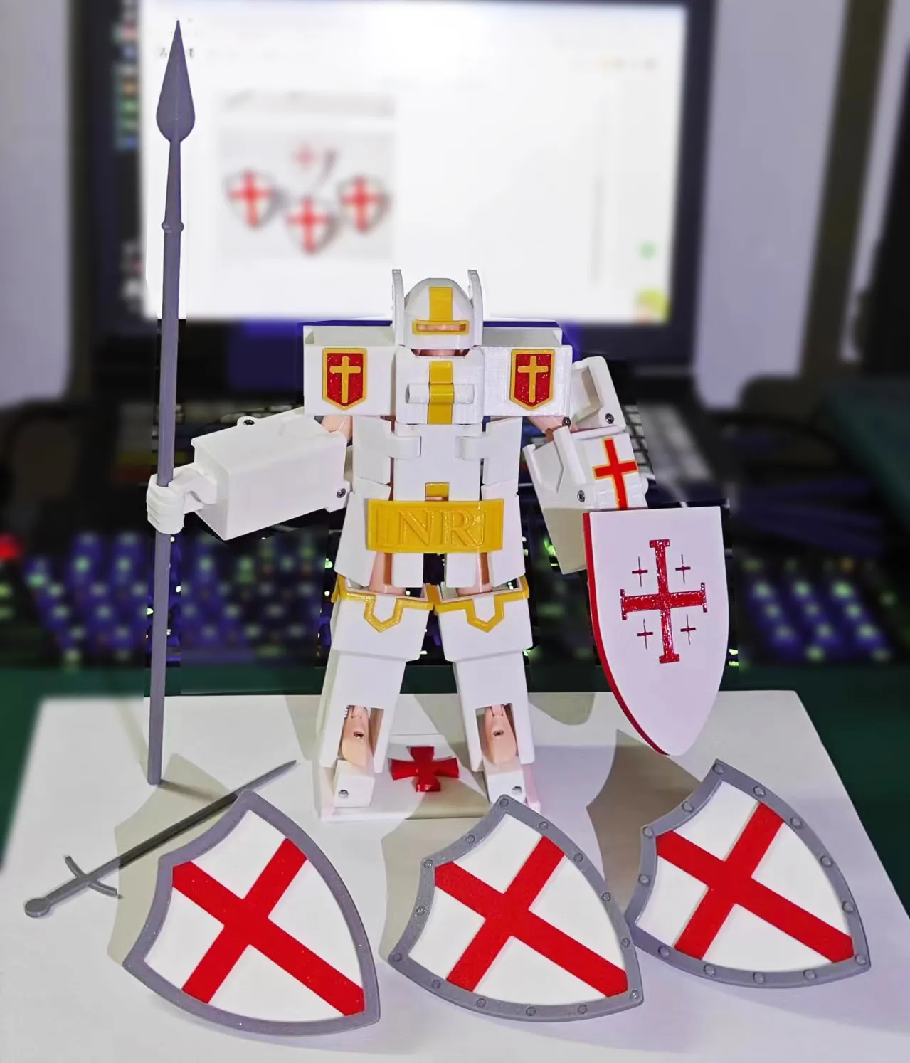 Kit 1 for Jesus Mecha Christ - Free 3D Print Model - MakerWorld