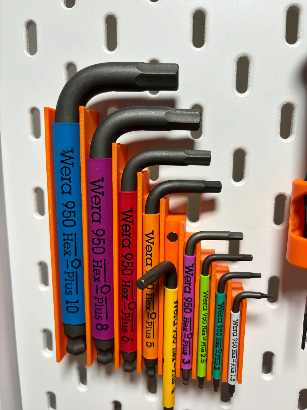 Skadis Wera Allen key holder (magnetic) by Kai - MakerWorld