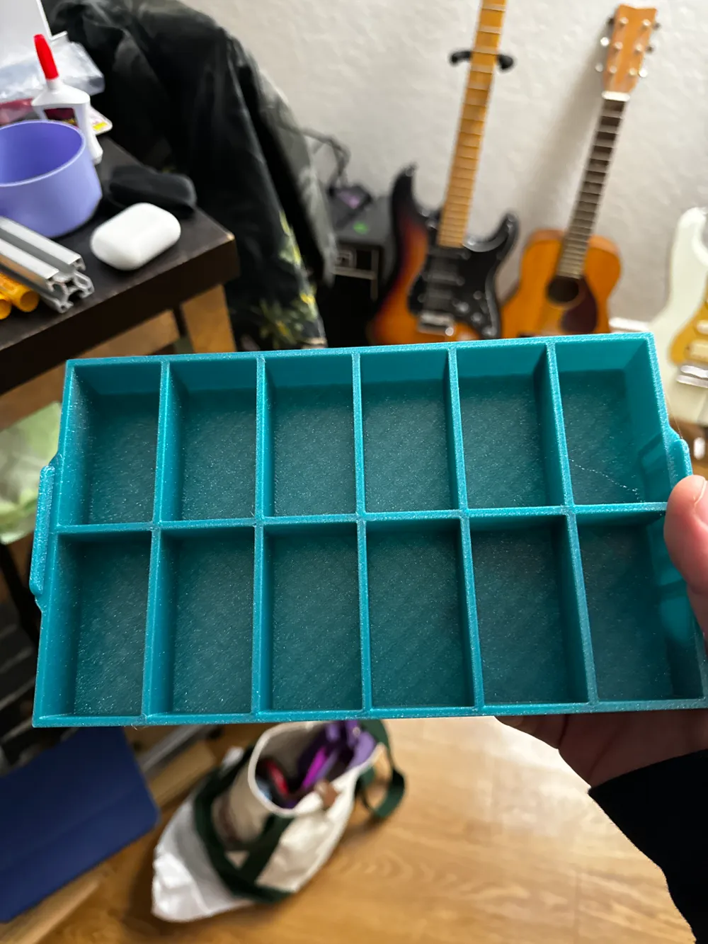 Stackable Parts Trays 4 or 12 compartments by Frankie Biordi - MakerWorld