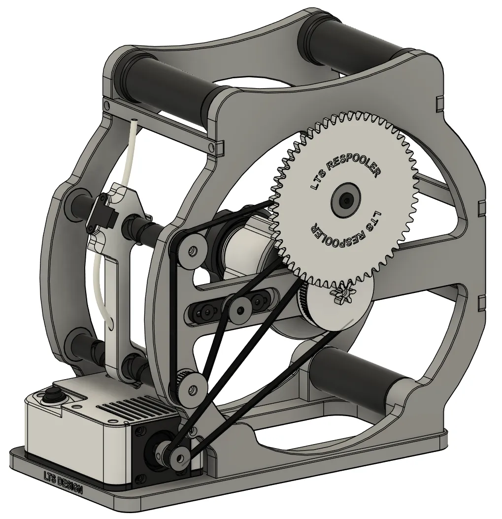 LTS Respooler Motorized Filament Winder by LTS.Design - MakerWorld