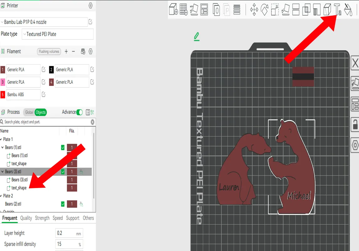 Personalized Interlocking Family Bears Family of 6 by BBN GRAFX ...