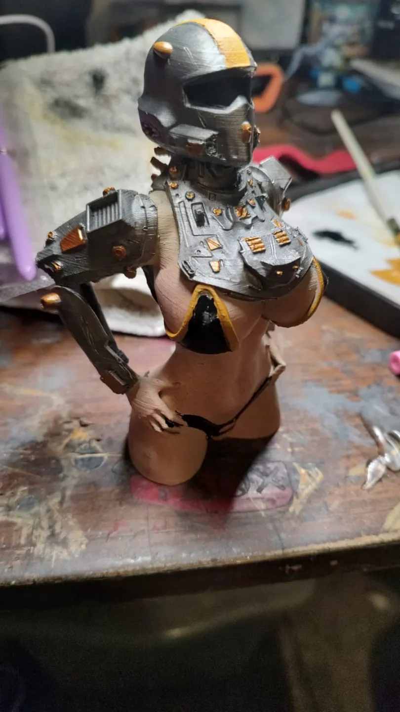 Sexy Diver Free Bust by Balam mef MakerWorld: Download Free 3D Models