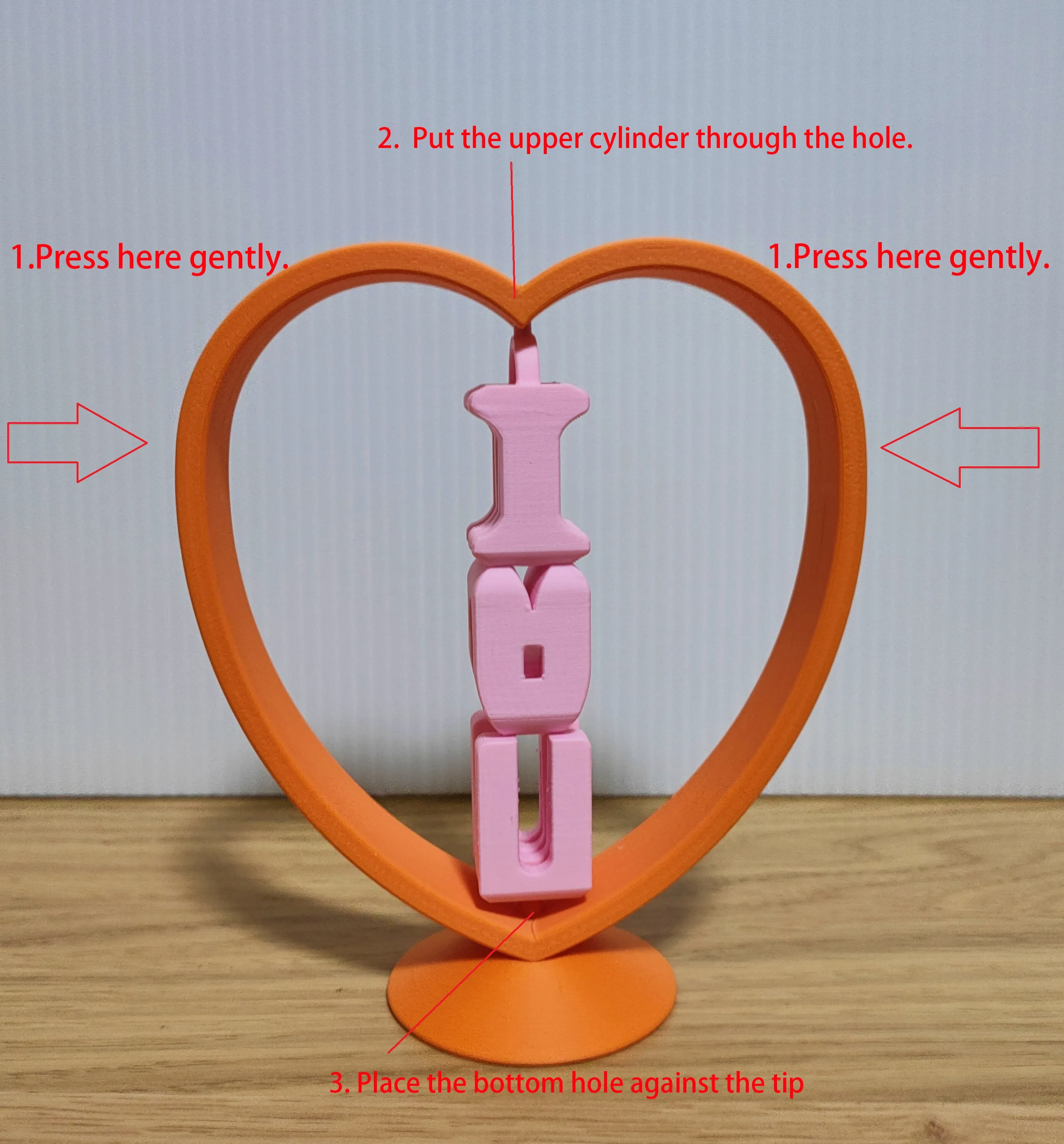 Spining flip text decor by tomsky000 - MakerWorld