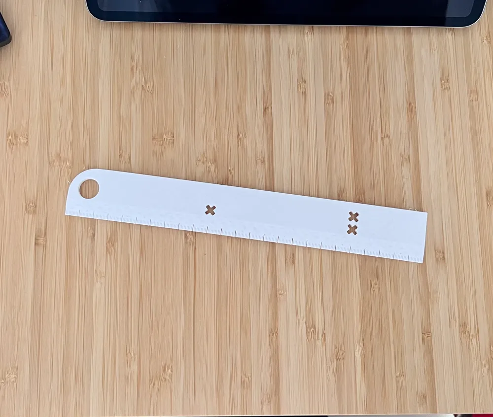 25cm Ruler by Scrym606 - MakerWorld