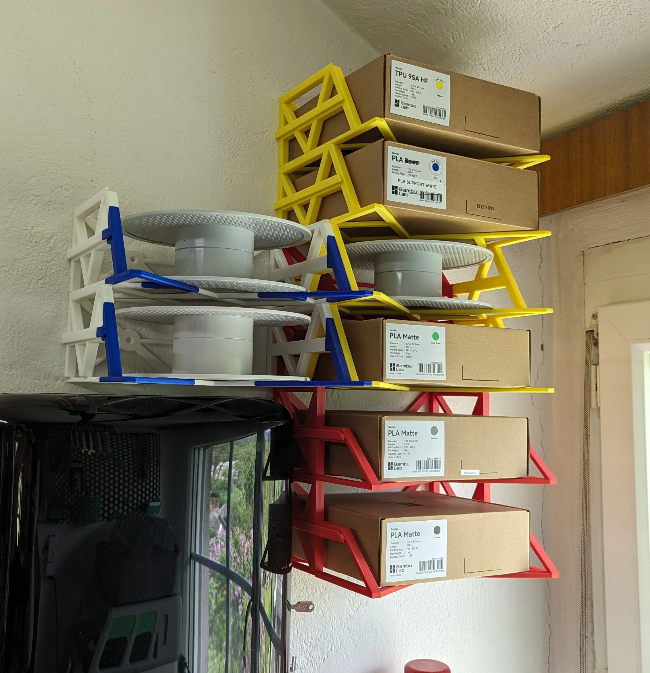 Thrifty Filament Shelf - Free 3D Print Model - MakerWorld