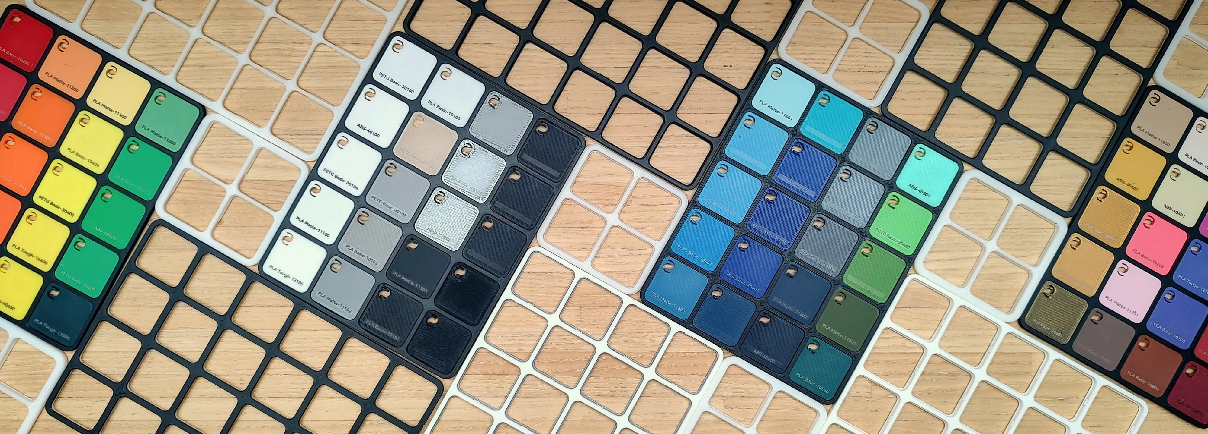 Snap-in Filament Swatch Display Board by Henlor MakerWorld: Download ...