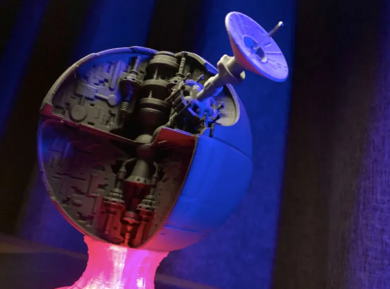 Death Star - Star Wars (with cutout version) - Free 3D Print Model ...