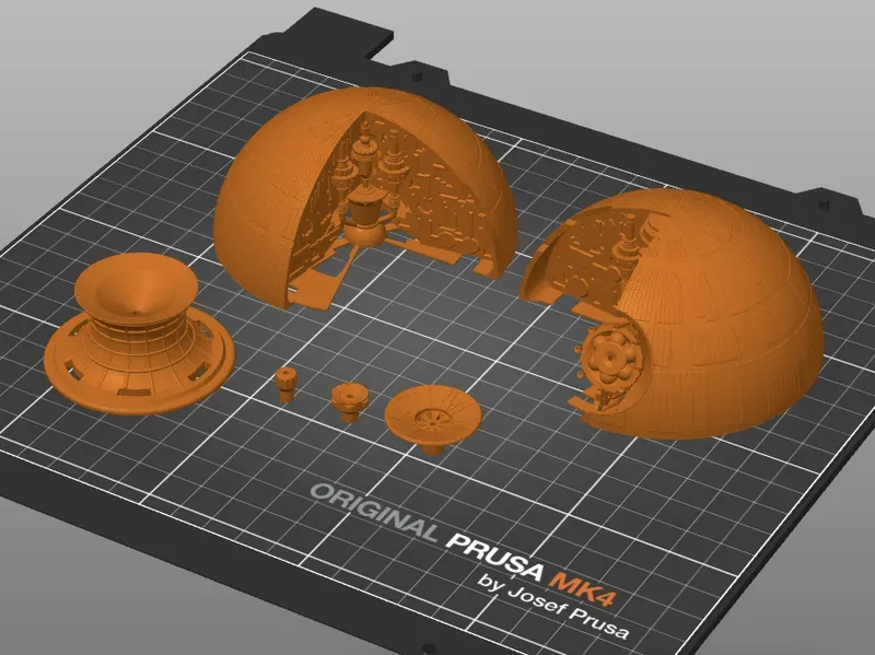 Death Star - Star Wars (with cutout version) by MiniWorld3D MakerWorld ...