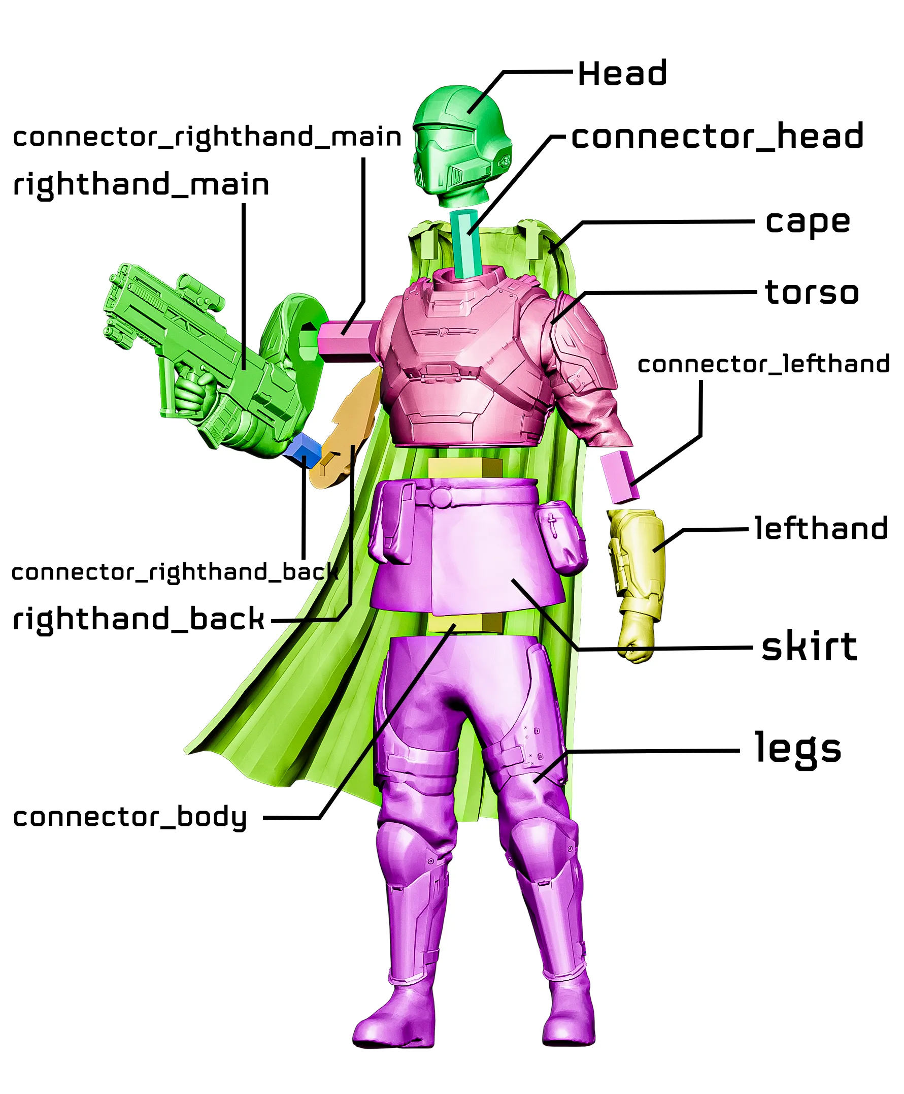 Helldiver figure / statue with Hellpod stand! by BigMikeMW MakerWorld ...