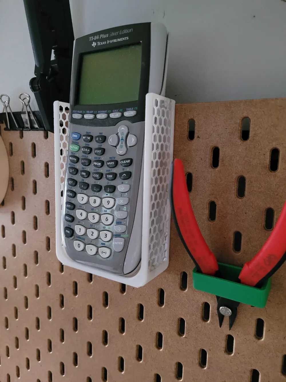 TI-84 Calculator Holder Skadis Mount Hexagon Remix Remixed by John ...