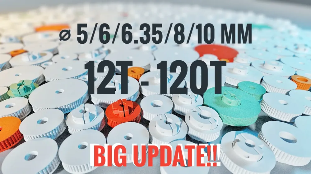 GT2 Pulley - 5mm - the big collection by RH3D - MakerWorld