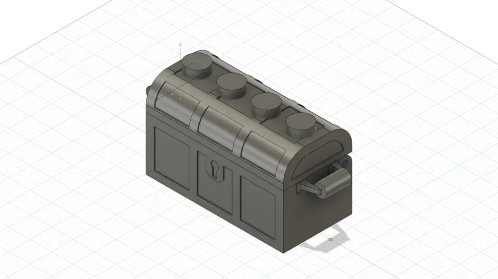 Treasure Chest brick by PELI Creative prints - MakerWorld