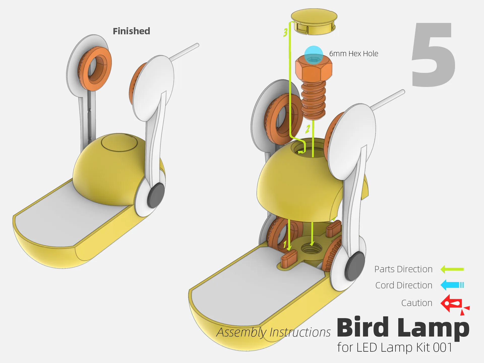 Bird Lamp - Free 3D Print Model - MakerWorld