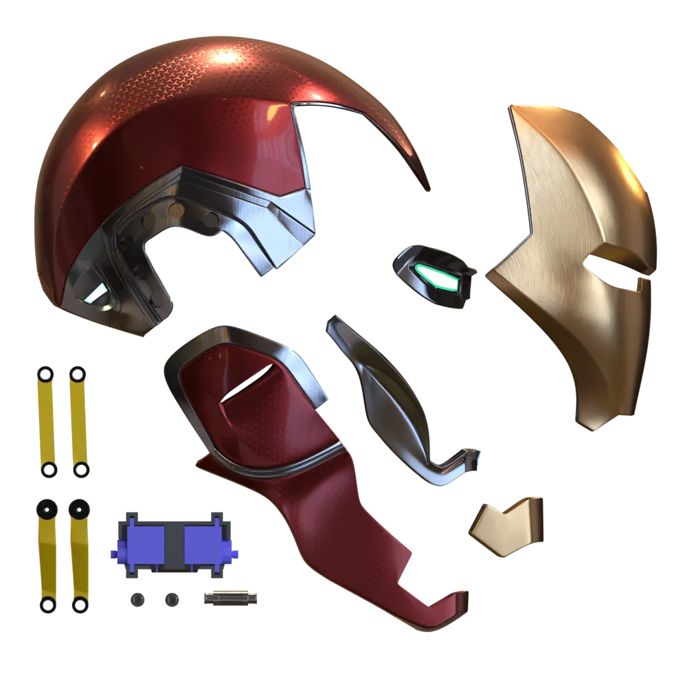 Iron man mk85 helmet with motorization by Levy3D - MakerWorld