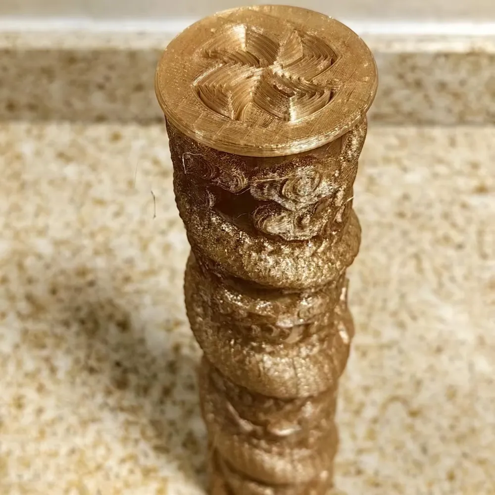Retractable Sword Cover Dragon Pillar Retractable Sword Dragon Pillar
