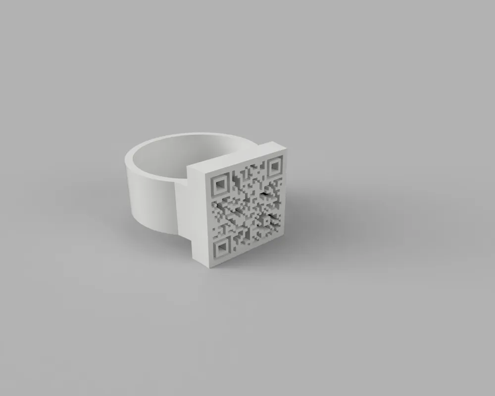 QR Code Ring by ErroXCoder - MakerWorld