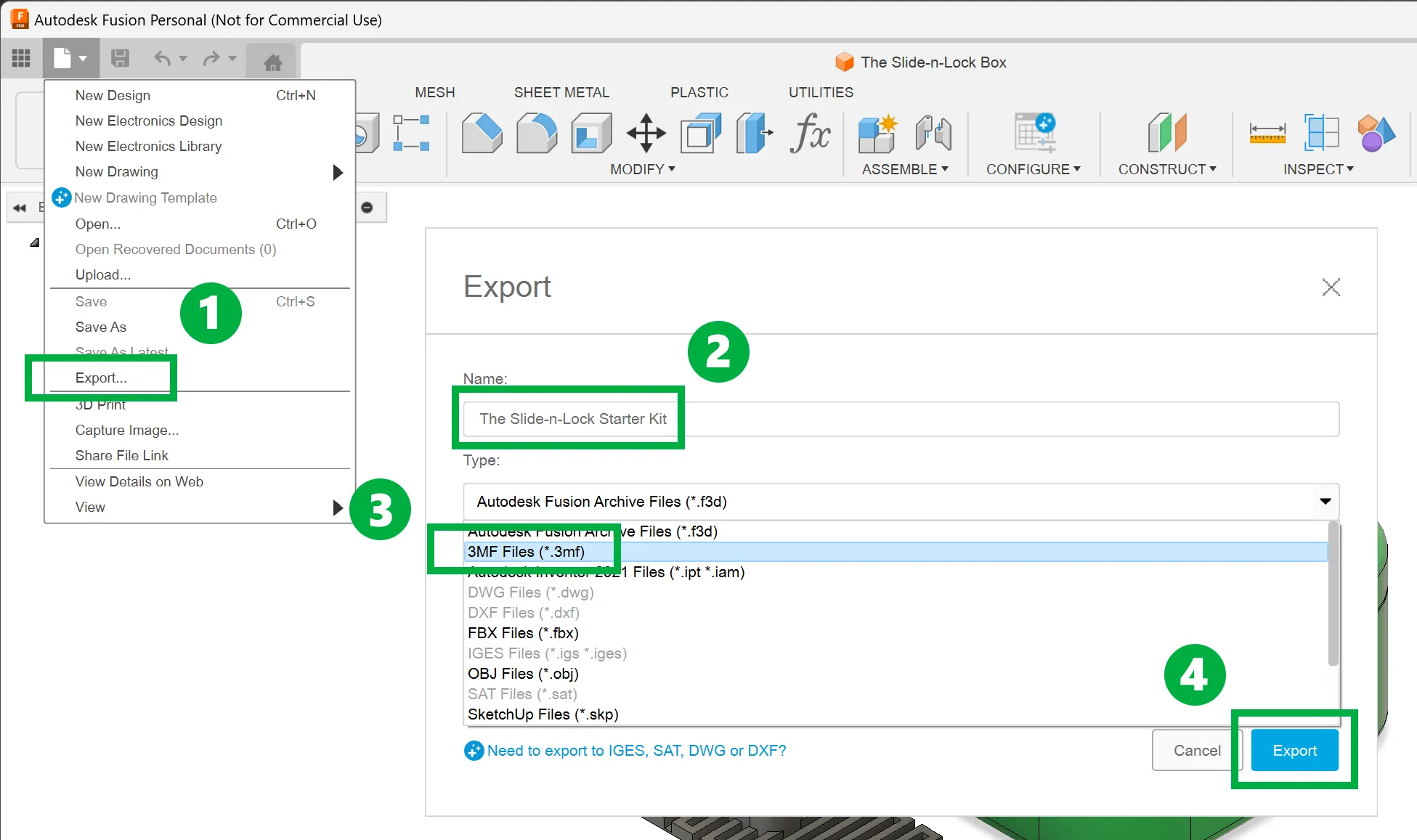 Slide-n-Lock Starter Box by ExtremeElementz MakerWorld: Download Free 3D Models