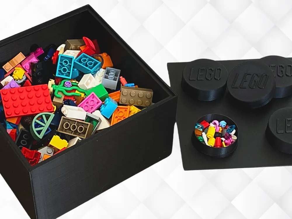 BRICK BOX 2x2 with secret screw lid by Surin Ondro - MakerWorld