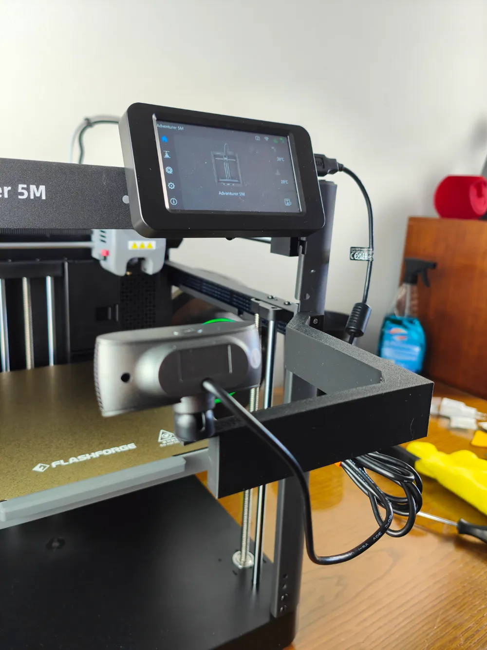 Flashforge Adventurer 5M Webcam support by gm3nd3s - MakerWorld