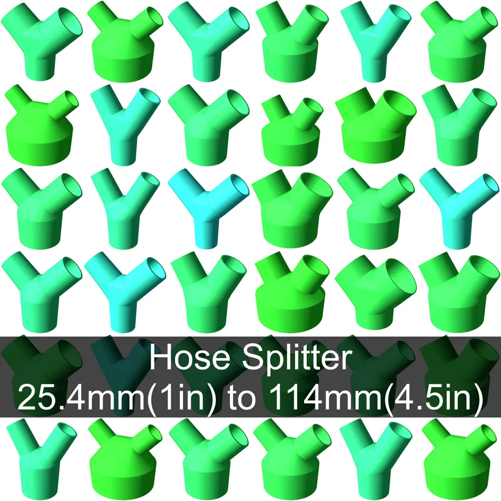 Vacuum hose Y connector splitter Remixed by ostat - MakerWorld