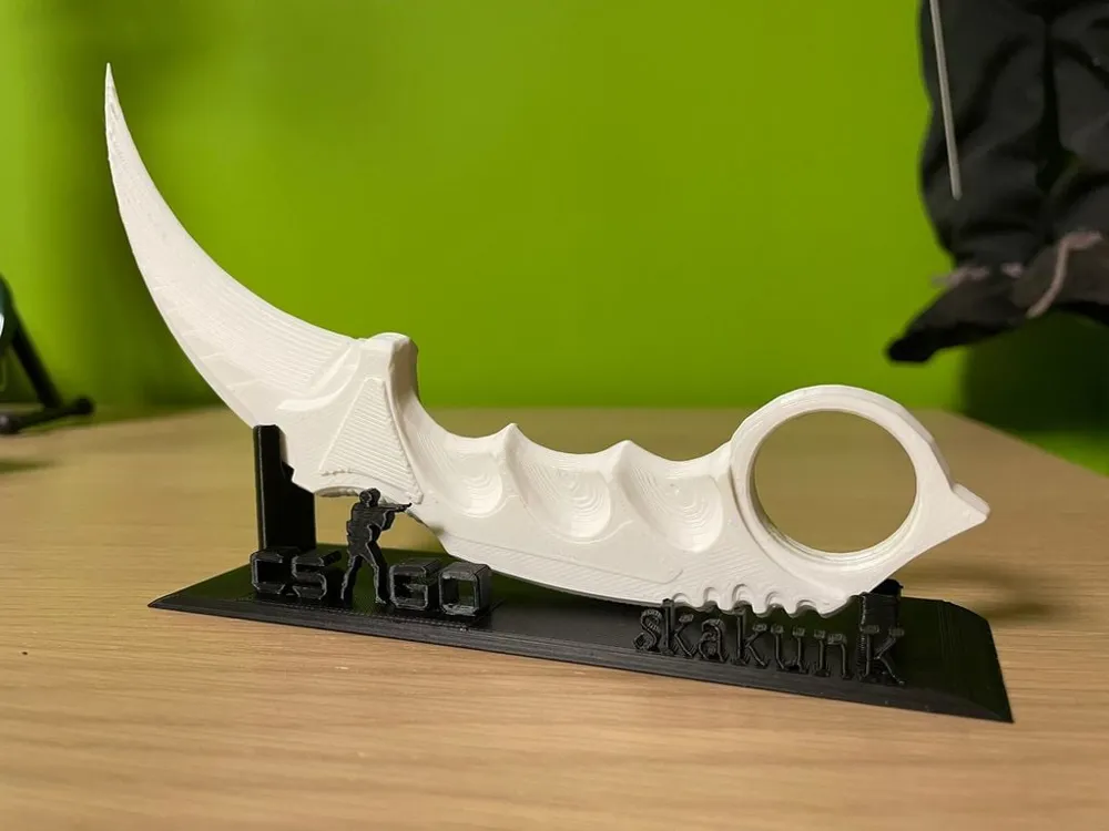 CSGO Karambit and stand - Free 3D Print Model - MakerWorld
