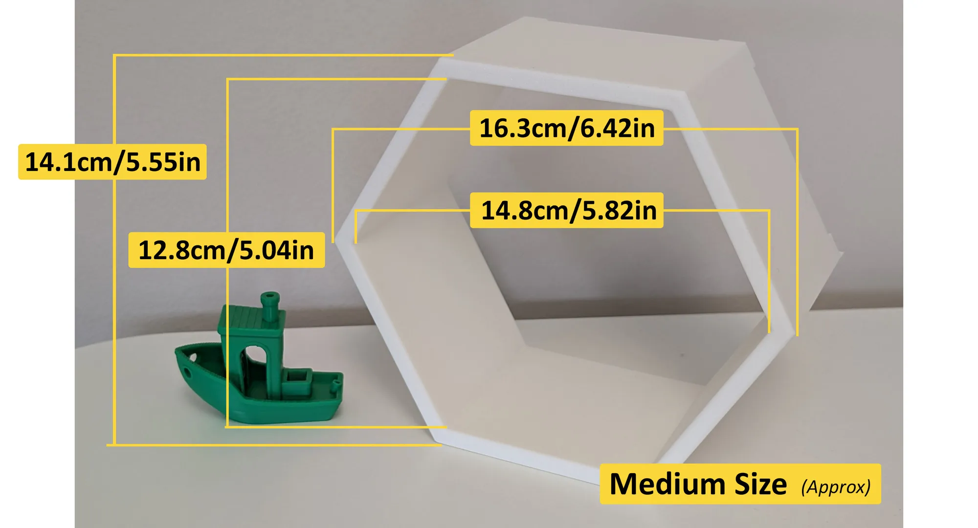 Medium Hexo Shelf by Daniele MakerWorld: Download Free 3D Models