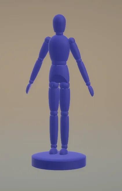 Poseable Artist's Figure - Free 3D Print Model - MakerWorld