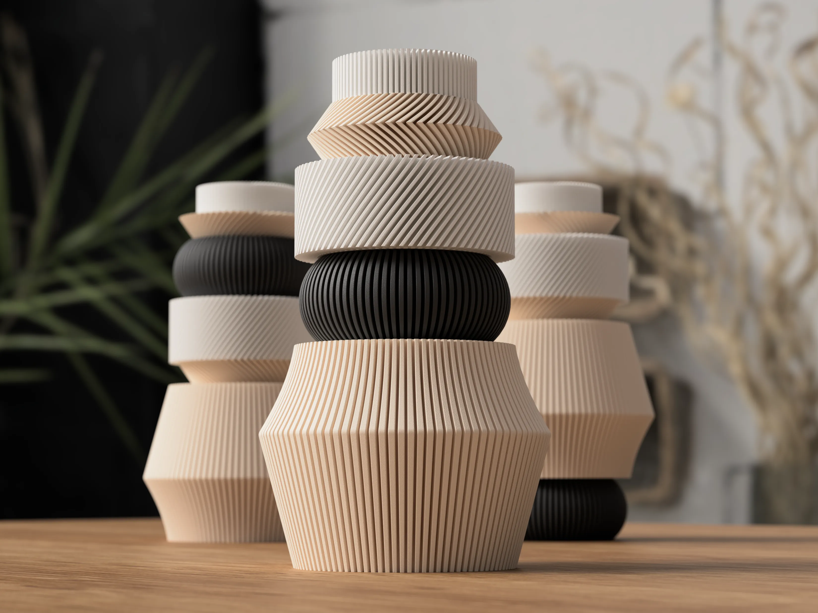 Twisted Vase (made by Makerlab Make My Vase) - Free 3D Print Model ...
