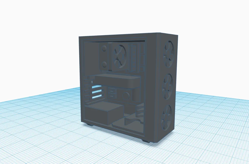 PC assembled Remixed by 3DTechInsider - MakerWorld