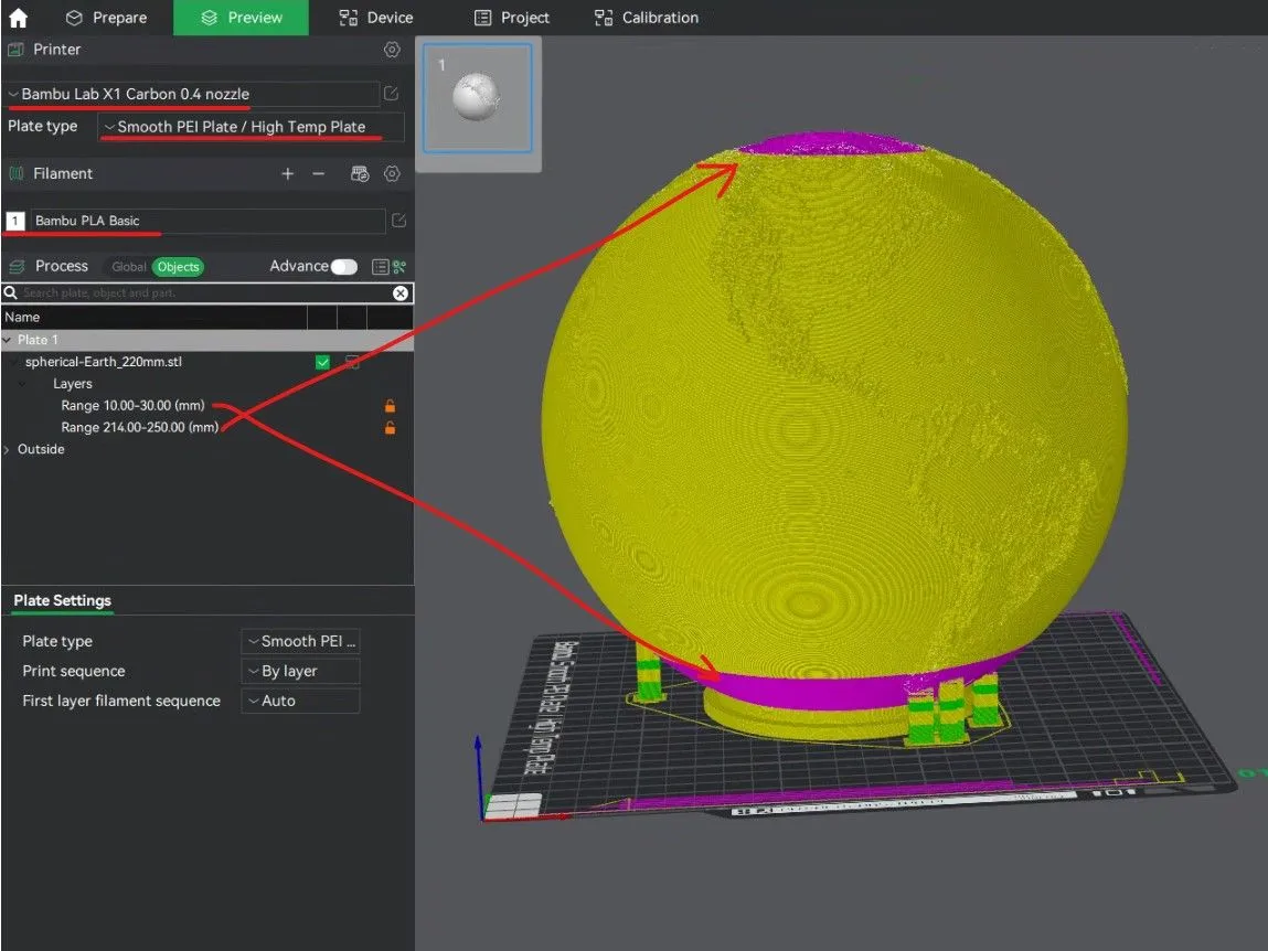 Rotating Earth Lithophane by MadMax3D MakerWorld: Download Free 3D Models