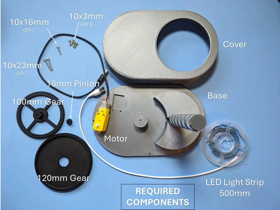 Rotating Earth Lithophane by MadMax3D - MakerWorld