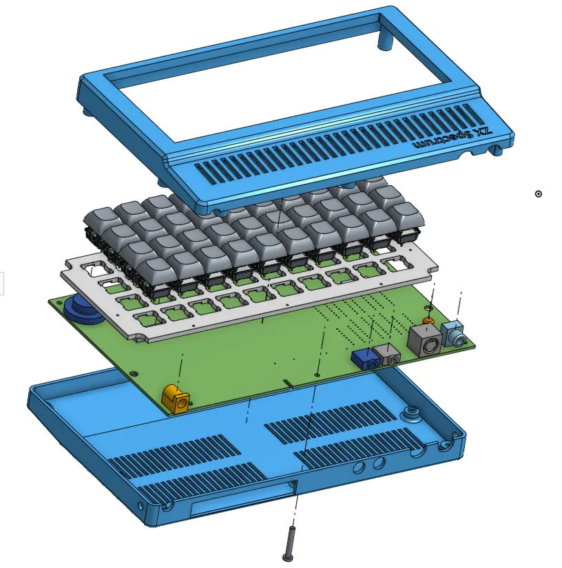 ZX-Spectrum redesigned (case + keyboard) by impalaEngineer - MakerWorld