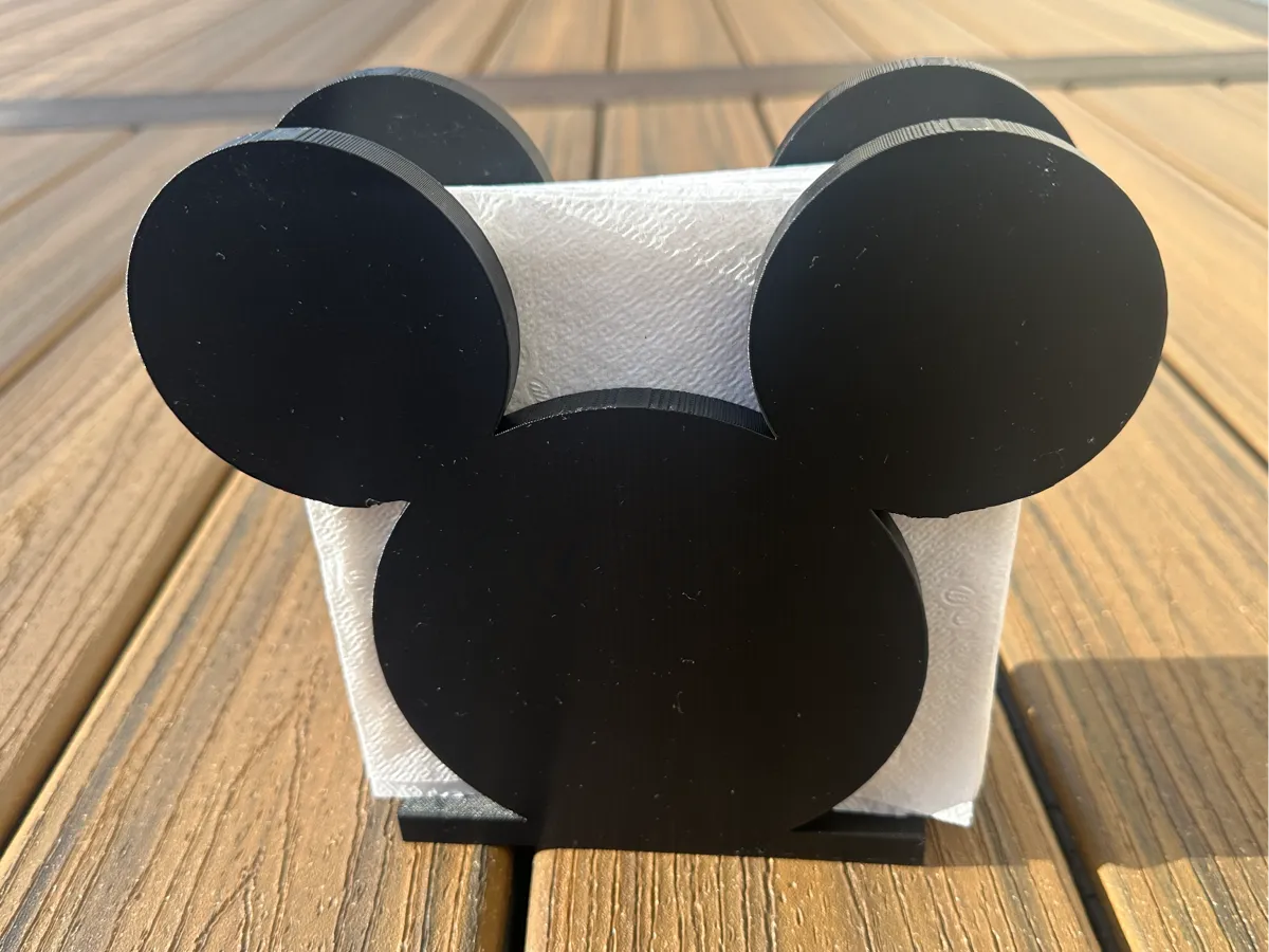 Mickey mouse napkin holder - Free 3D Print Model - MakerWorld