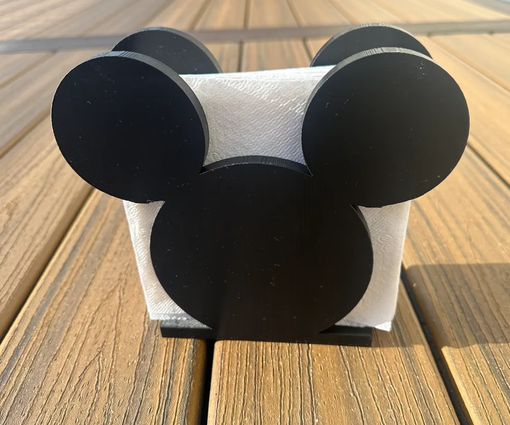 Mickey mouse napkin holder - Free 3D Print Model - MakerWorld