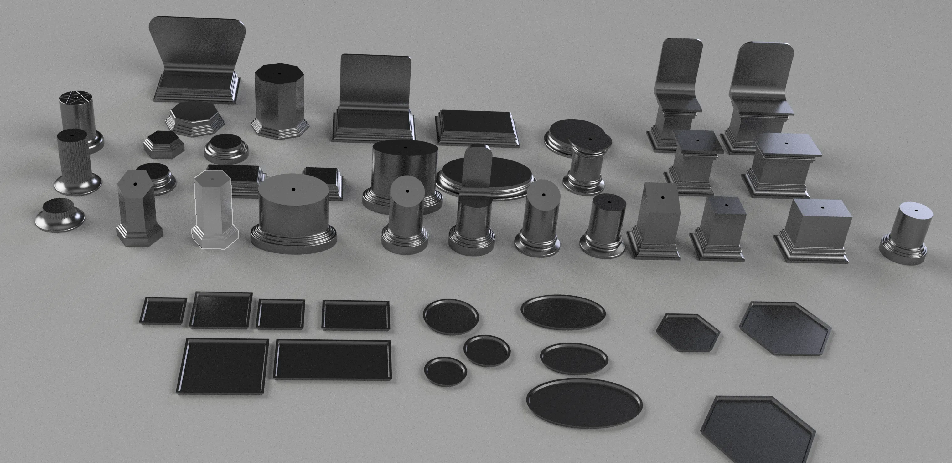 Bases and Plinth Mania by jmdiezMakerWorld: Download Free 3D Models