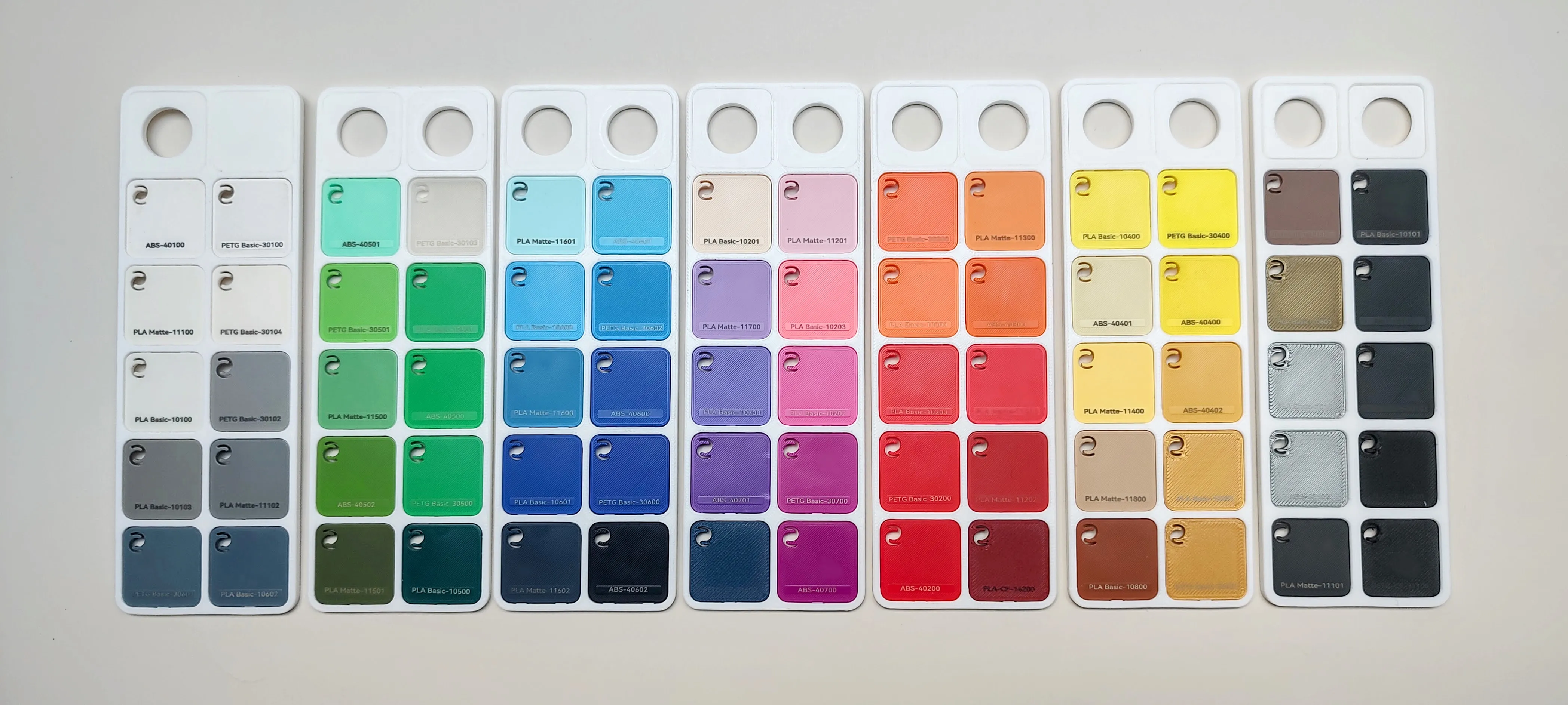 Modular Color Fan Hinge - Swatch Board Display by Henlor MakerWorld ...