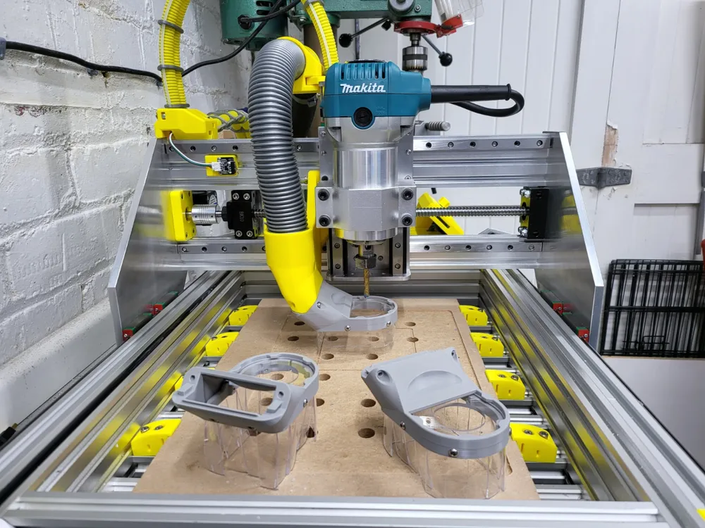 Upgraded Dust Shoe for the Shiny CNC by sp.booth - MakerWorld