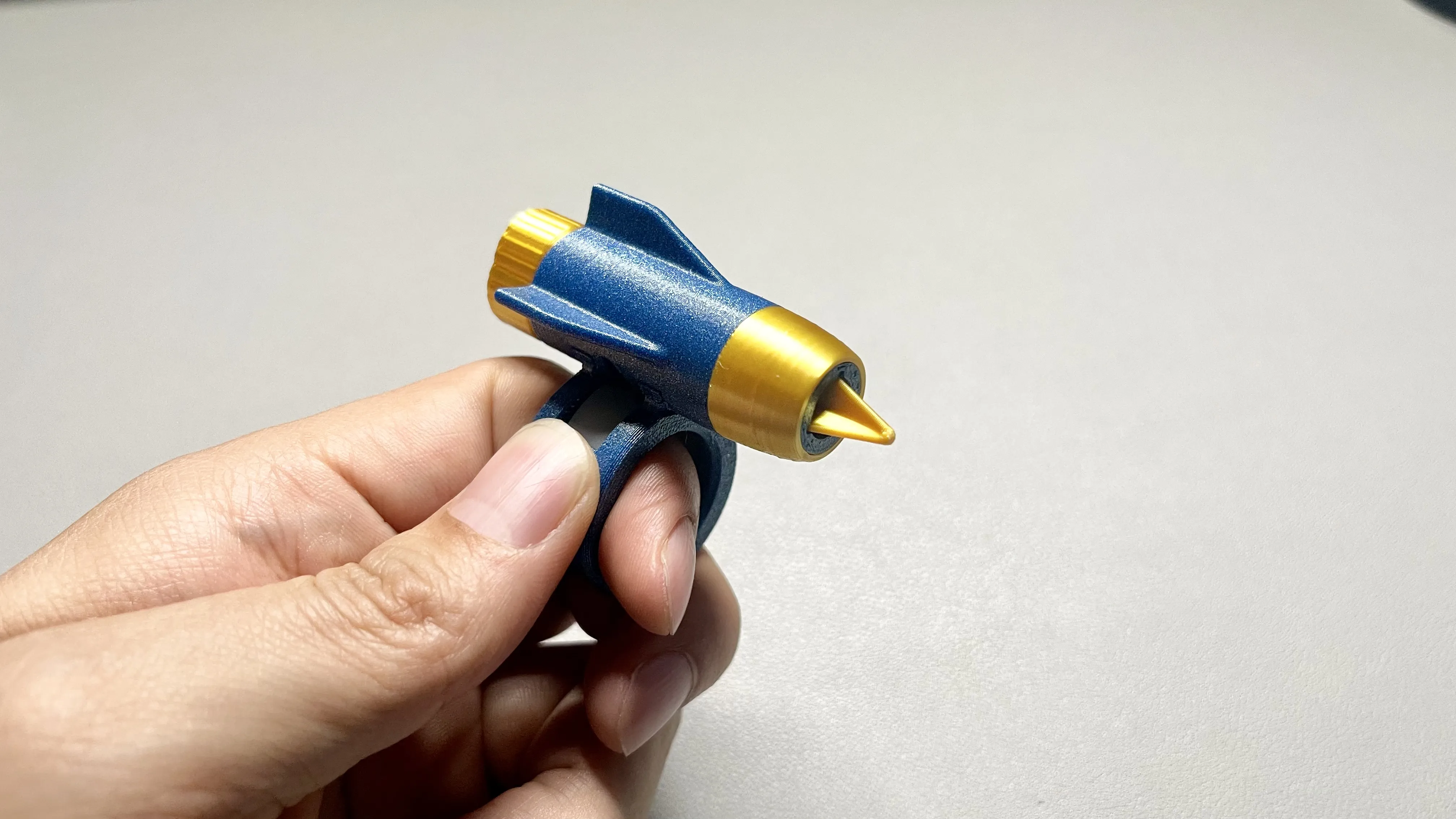 Mini Finger Rocket Launcher - Free 3D Print Model - MakerWorld