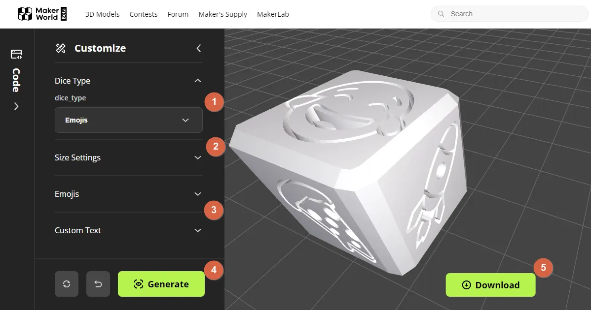 Custom Dice! Design Yours on MakerWorld by ozarkexpeditions MakerWorld ...