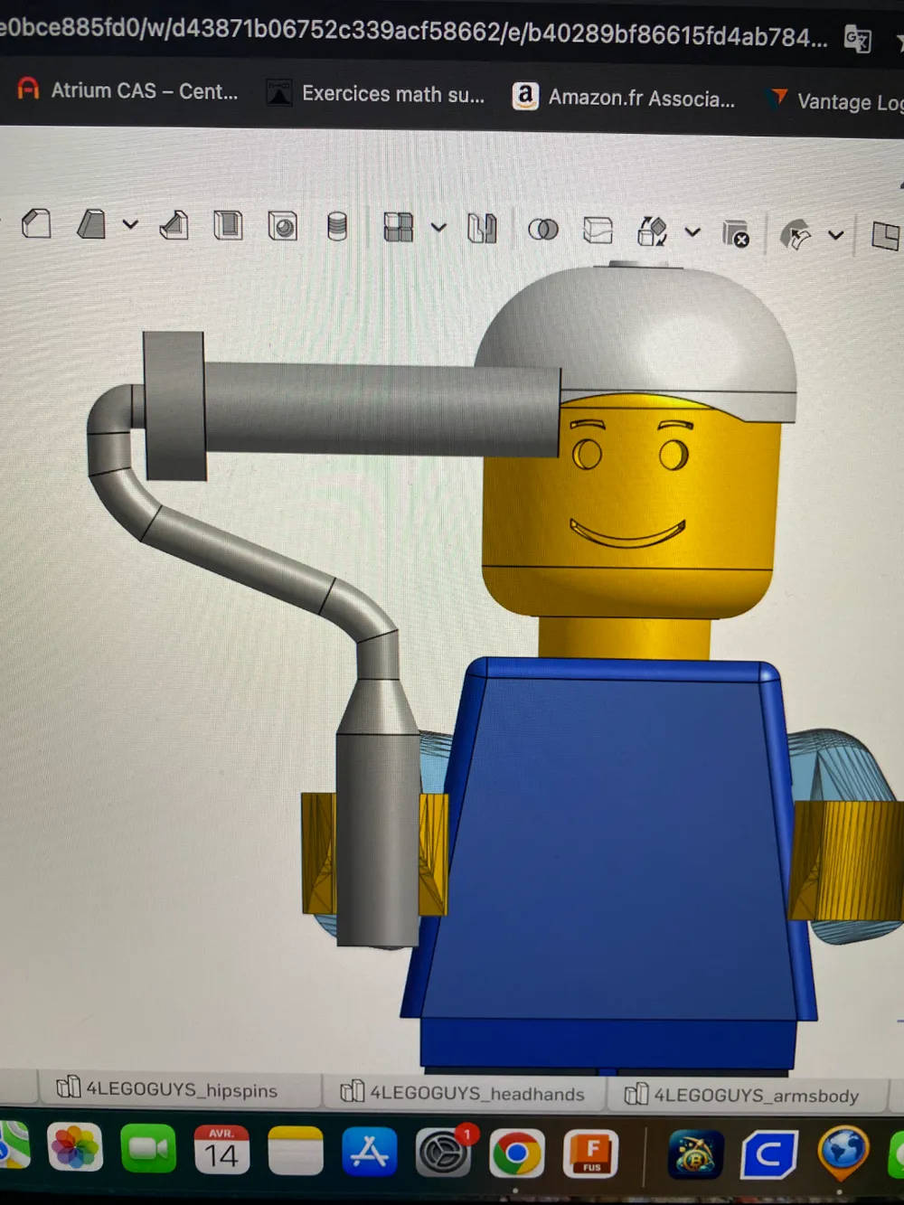 Personnage "brique" peintre by 3DSUDcreation - MakerWorld