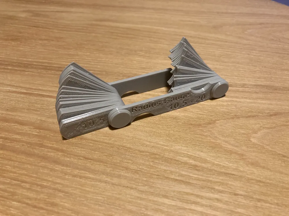 Radius Gauge 0,5-10mm and 10,5-20mm by MN Design - MakerWorld