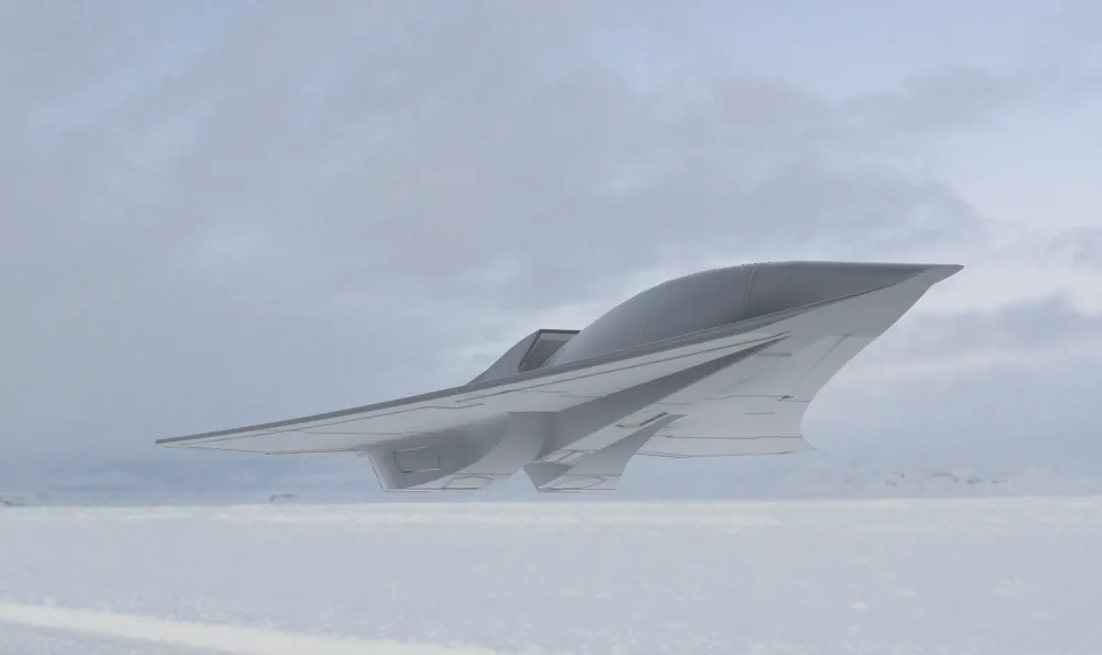 futuristic UAV - Free 3D Print Model - MakerWorld