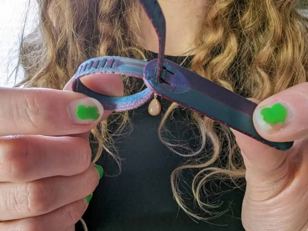 Reusable Zip Tie with Nametag