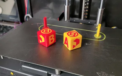 Dual Color ABC Printables Calibration Cube by m_IDEX - MakerWorld