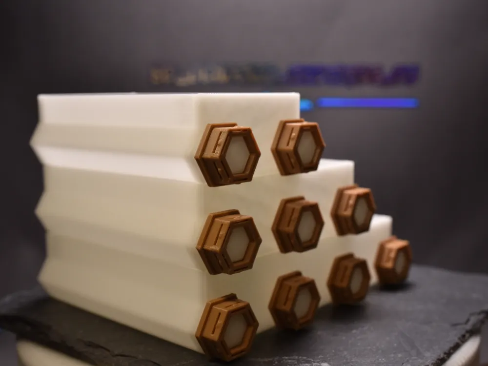 Honeycomb storage wall - HSW - Shelf by 3D_PRINTING_BOUTIQUE_DE ...