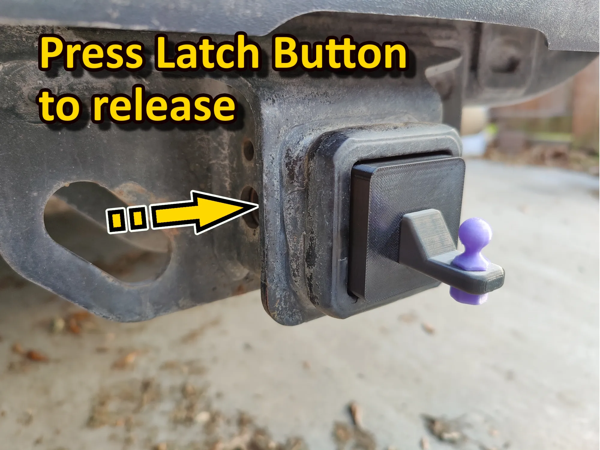 Tiny Trailer Hitch - Free 3D Print Model - MakerWorld