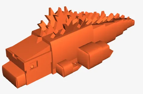 Godzilla laying down by GOJIisKing MakerWorld: Download Free 3D Models